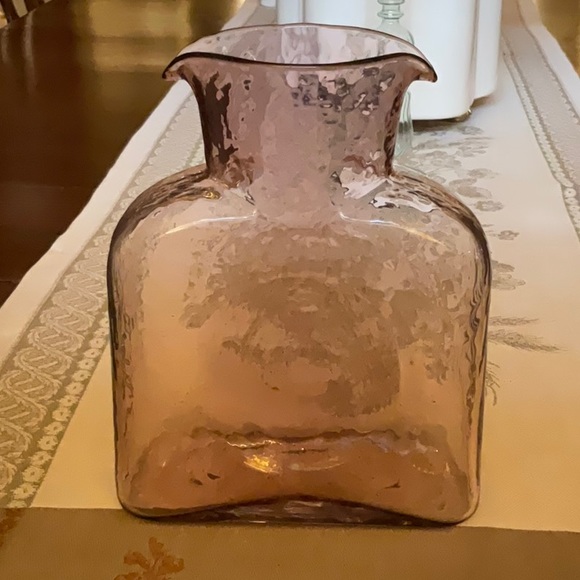 BLENKO | Dining | Vintage Blenko Pitcher Early 9s Beautiful Pal Pale ...